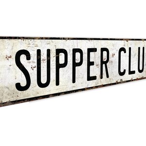 Supper Club - Supper Club Sign - Custom Supper Club - Vintage Style ...
