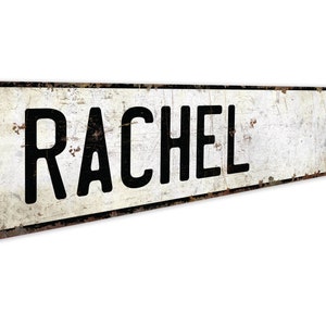 Rachel Name Sign - Girls Name Sign - Kids Room Door Sign - Family Name ...