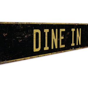 Dine in Sign - Dine in - Restaurant Decor - Custom Restaurant ...