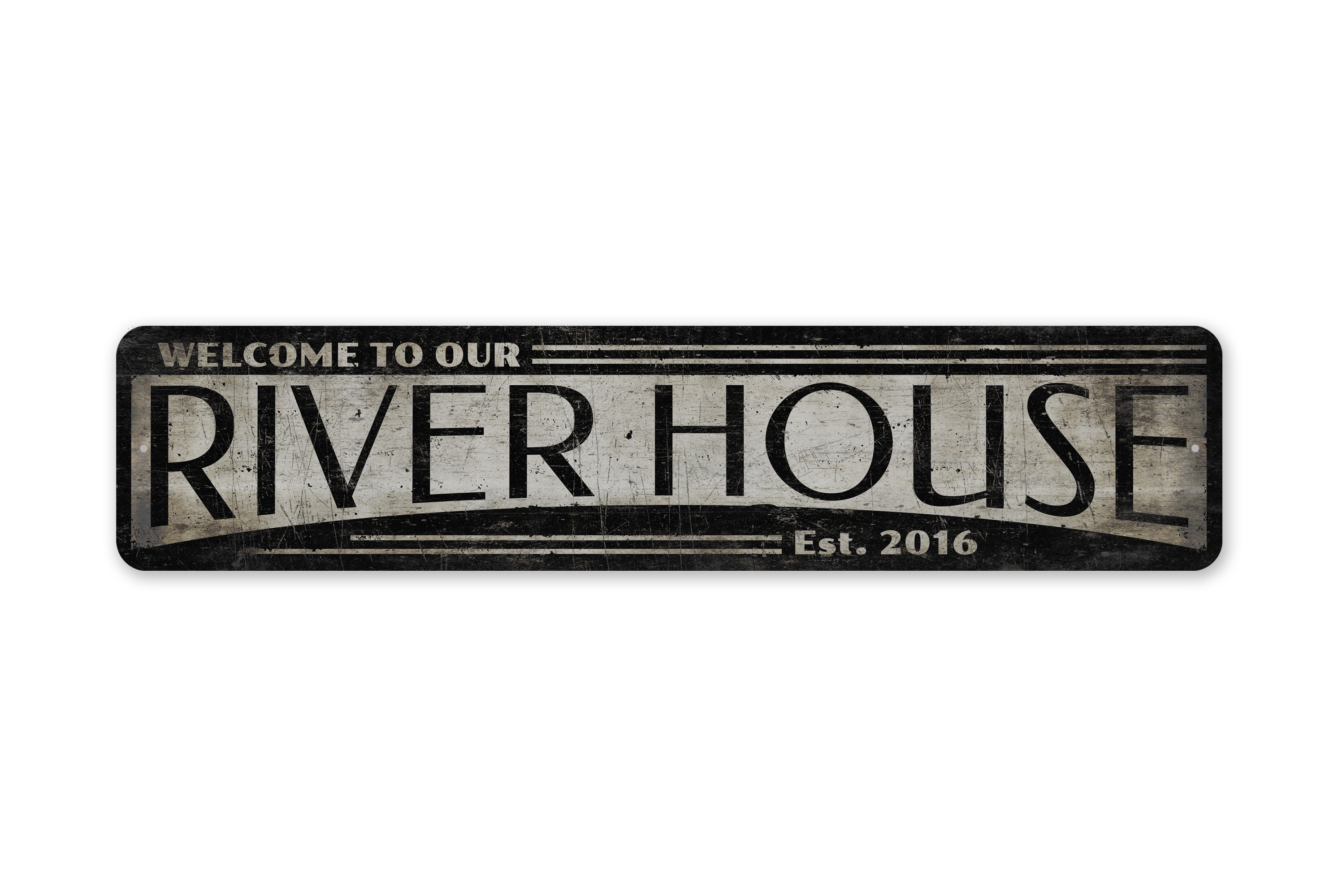 River House Sign River House Decor Vintage Style Sign - Etsy