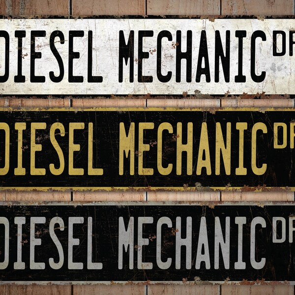 Diesel Mechanic Sign - Etsy