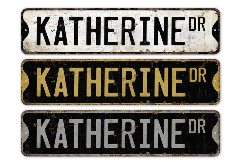 Katherine Name Sign - Kids Room Name Sign - Girls Name Sign - Home ...