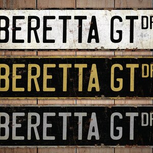 Beretta GT - Beretta GT Sign - Beretta Decor - Custom Beretta - Custom ...