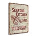 Seafood Kitchen Sign Seafood Kitchen Decor Restaurant Sign Restaurant ...