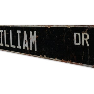 William Name Sign - Kids Room Door Sign - Boys Room Sign - Family Name ...