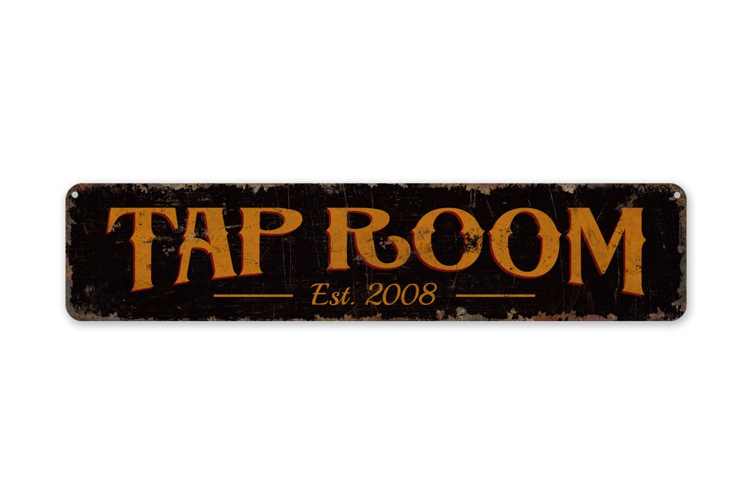 Tap Room Sign - Tap Room - Custom Tap Room - Tap Room - Vintage Style ...