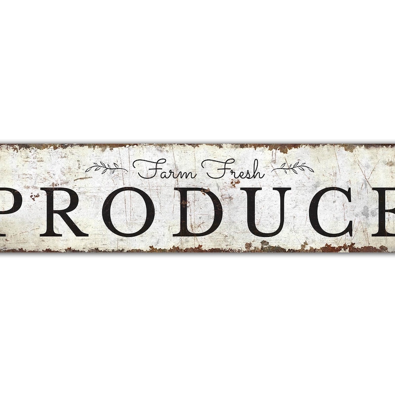Produce Signs - Etsy