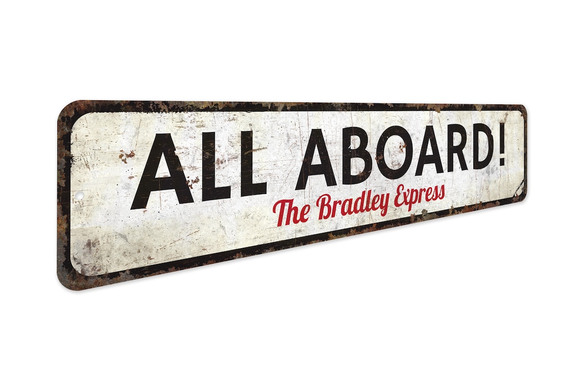 All Aboard All Aboard Sign Express Train Sign Express | Etsy
