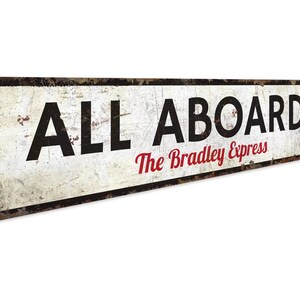 All Aboard - All Aboard Sign - Express Train Sign - Express Train Decor ...