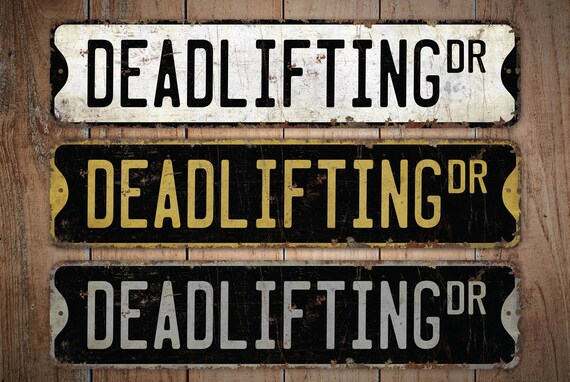 Deadlift Deadlift Sign Deadlift Game Deadlift Decor - Etsy