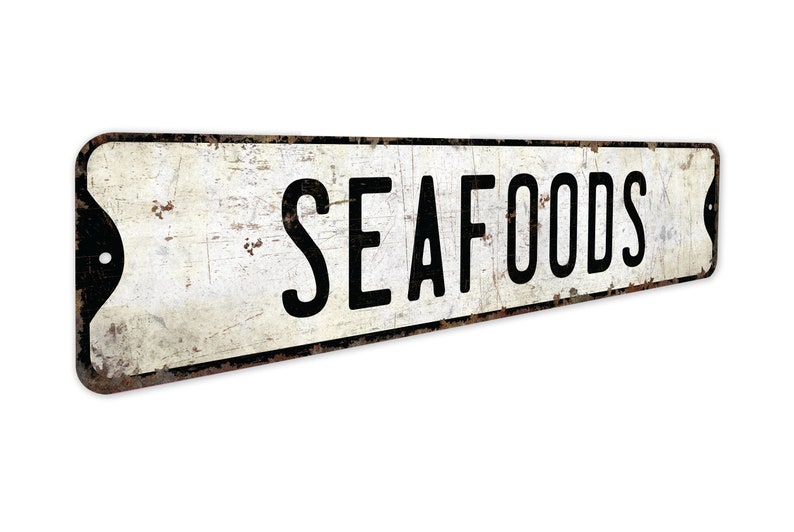 Seafood Sign Seafood Restaurant Seafood Decor Custom - Etsy