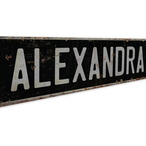 Alexandra Name Sign - Name Sign - Children Name Sign - Home Decor ...