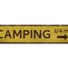 Custom Camping Sign Camping Arrow Sign Camping Mileage Sign Vintage ...