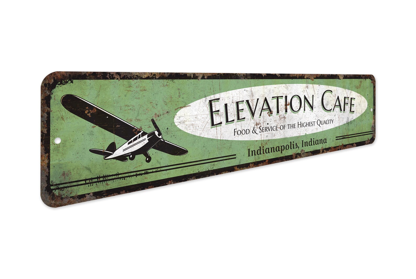 Elevation Cafe Sign - Vintage Style Sign - Elevation Cafe Decor ...