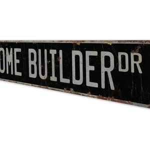 Home Builder - Home Builder Sign - Home Builder Decor - Vintage Style ...