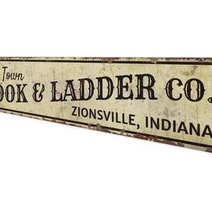 Hook and Ladder - Hook and Ladder Sign - Hook and Ladder Decor ...