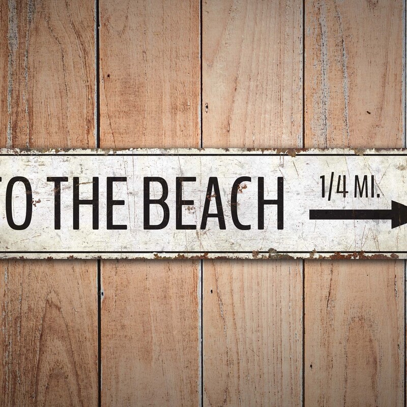 Beach Arrow Sign - Etsy
