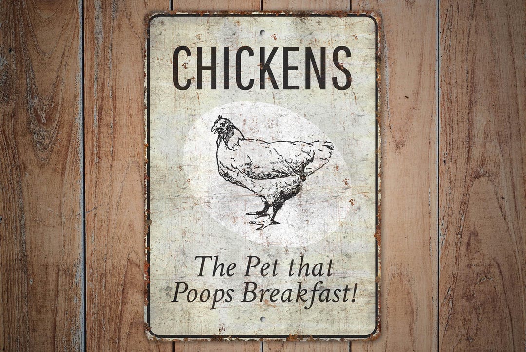 Chickens Sign - Poultry Farm Sign - Farmhouse Decor - Restaurant Decor ...