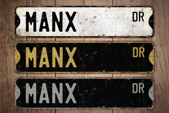 Manx Manx Cat Manx Sign Manx Cat Decor Manx Cat Sign | Etsy