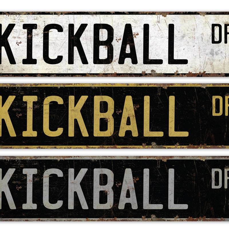Kickball Sign - Etsy