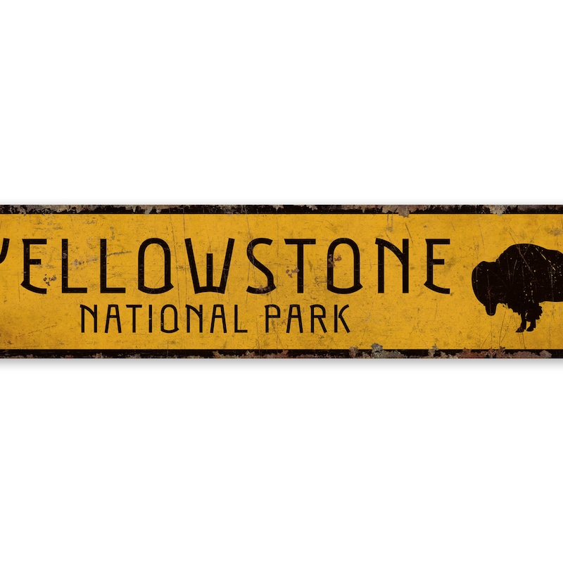 Yellowstone Sign - Etsy
