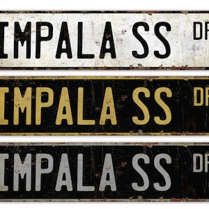 Impala-ss - Impala SS Sign - Chevrolet Impala SS Sign - Chevy Impala ...