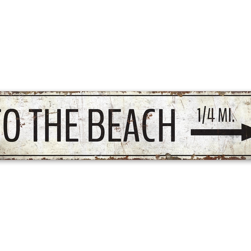 Beach Wooden Sign - Etsy