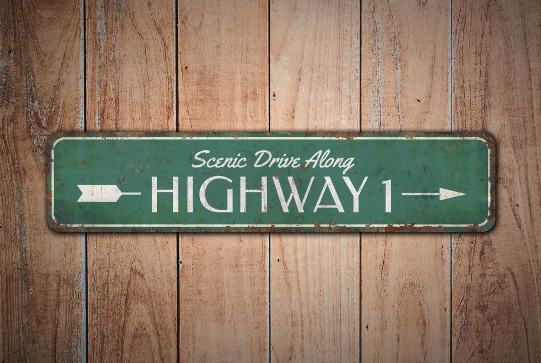 Scenic Drive Highway - Scenic Drive Sign - Scenic Drive Decor - Scenic ...