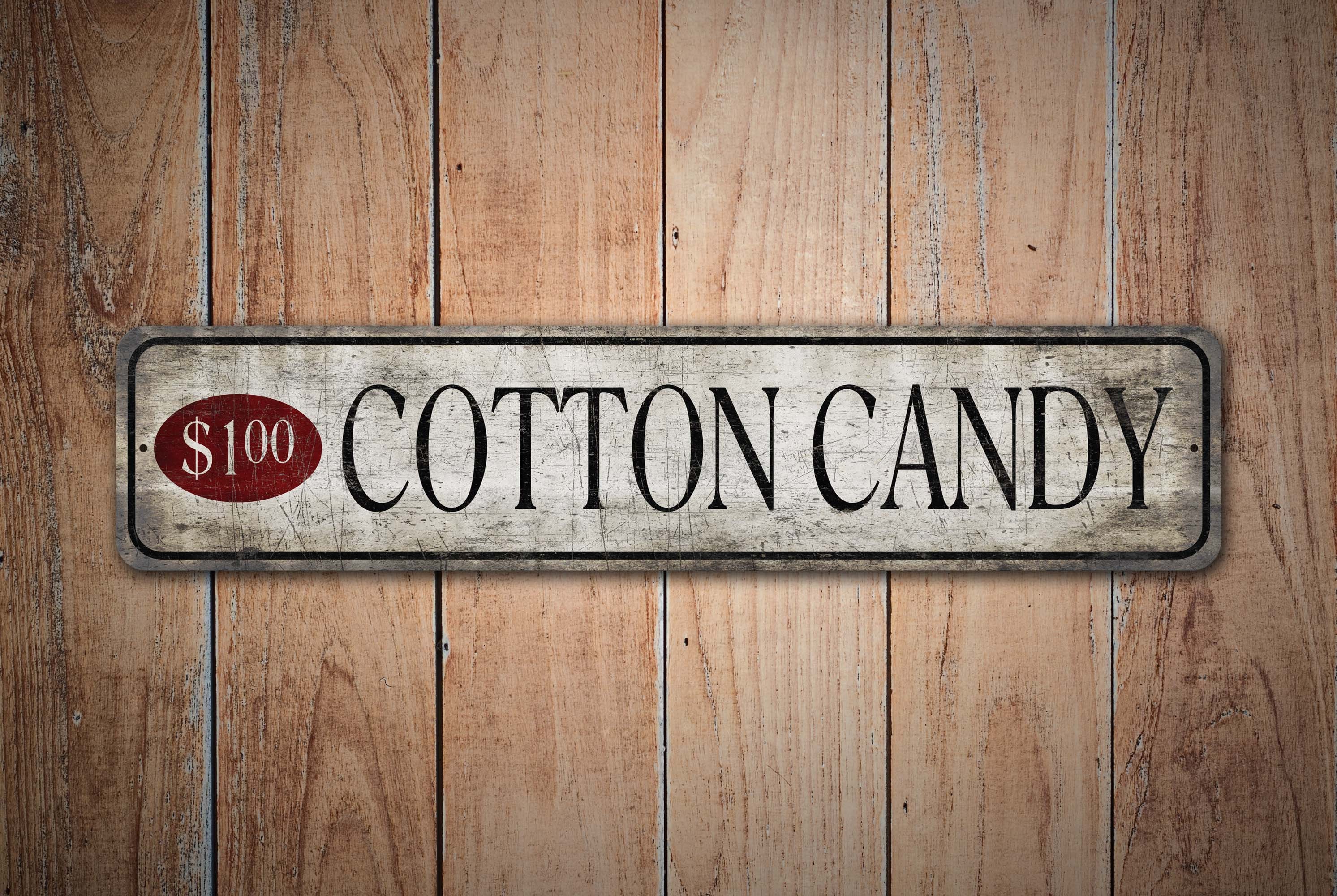 Cotton Candy Sign Cotton Candy Shop Sign Cotton Candy | Etsy