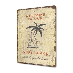 Welcome to Our Surf Shack Sign - Surf Shack Decor - Surf Shack Sign ...