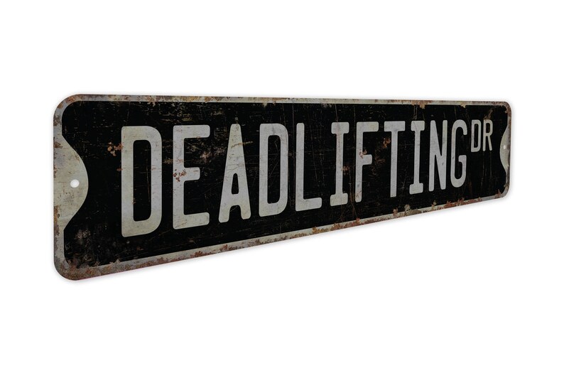 Deadlift - Deadlift Sign - Deadlift Game - Deadlift Decor - Custom ...