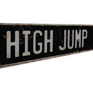 High Jump - High Jump Sign - High Jump Game - High Jump Decor - Custom ...