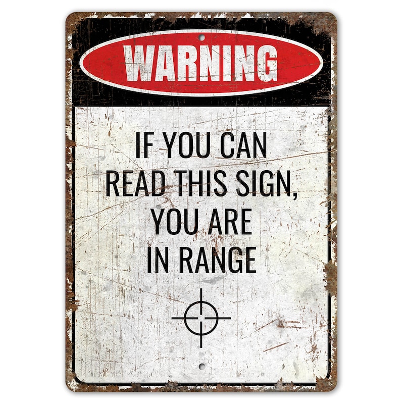 Metal Warning Signs - Etsy