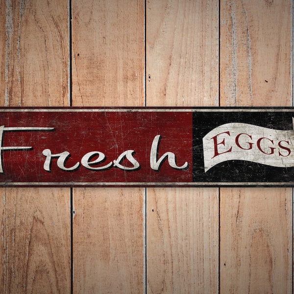 Fresh Eggs Sign - Etsy