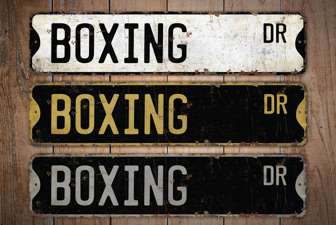Boxing - Boxing Sign - Boxing Game Sign - Boxing Decor - Custom Boxing ...