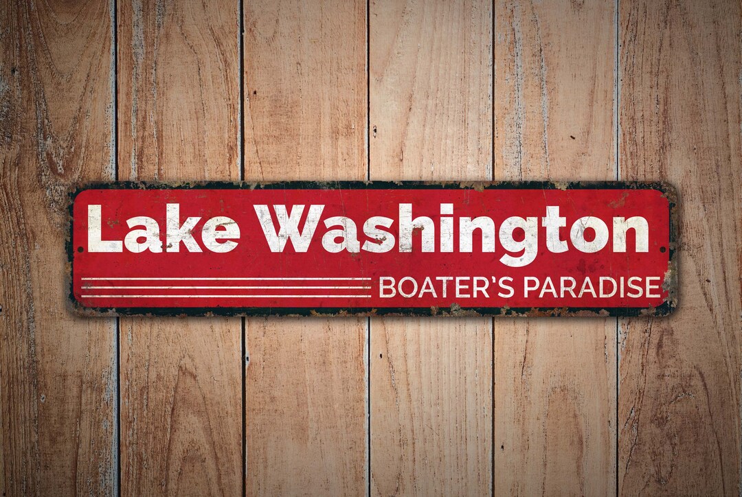 Boaters Paradise Sign - Boaters Paradise - Lake House Sign - Custom ...