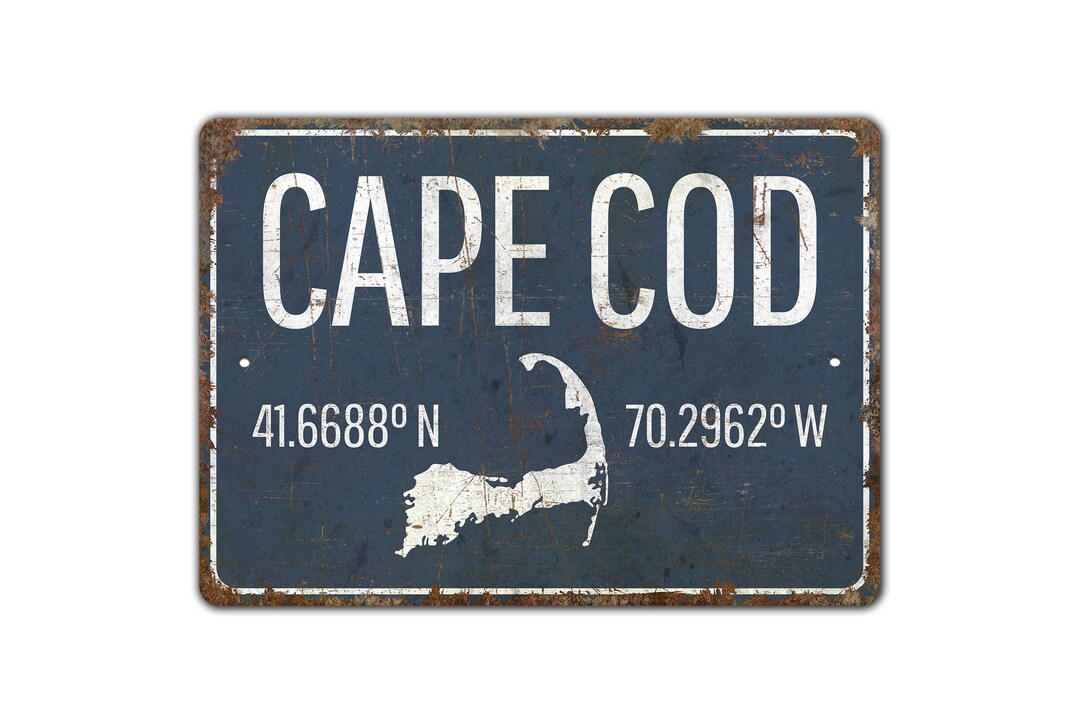 Cape Cod Sign - Cape Cod Location - Cape Cod Gift - Beach Sign - Beach ...