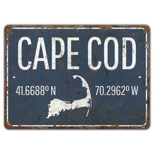 Cape Cod Sign - Cape Cod Location - Cape Cod Gift - Beach Sign - Beach ...