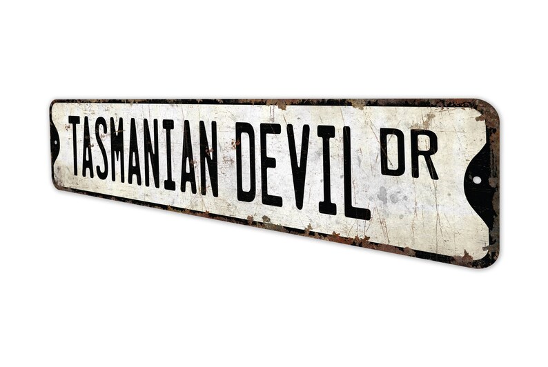 Tasmanian Devil Tasmanian Devil Sign Tasmanian Devil Decor - Etsy