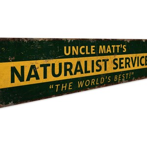 Naturalist Service - Naturalist Sign - Service Arrow Sign - Vintage ...