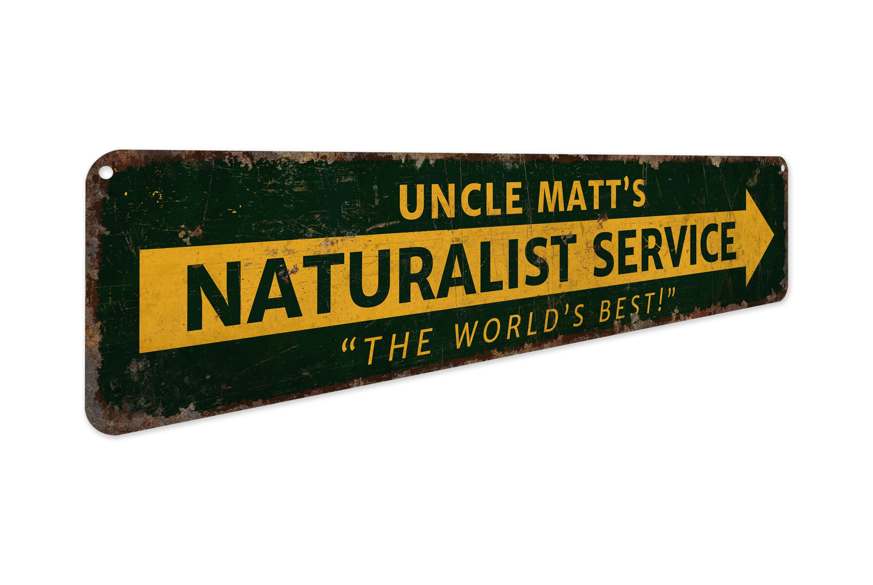Naturalist Service - Naturalist Sign - Service Arrow Sign - Vintage ...