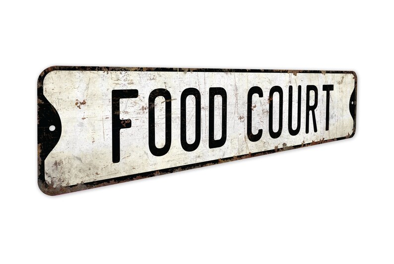 Food Court - Food Court Sign - Food Court Decor - Custom Food Court ...
