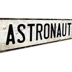 Astronaut - Astronaut Sign - Astronaut Decor - Vintage Style Sign ...