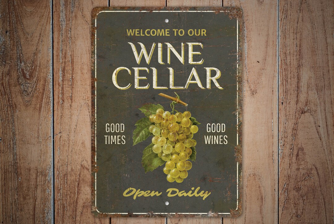 Wine Cellar - Wine Cellar Sign - Wine Cellar Decor - Cellar Sign ...