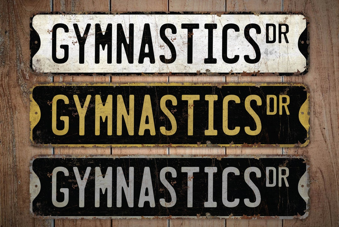 Gymnastics Gymnastics Sign Gymnastics Game Gymnastics Decor Sports Sign ...