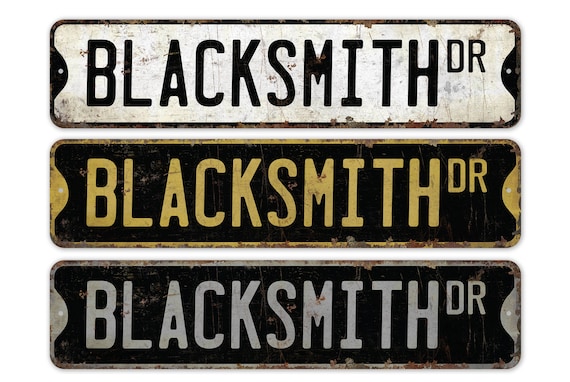 Blacksmith Lettering Blacksmith Logo