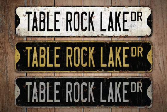 Table Rock Lake Table Rock Lake Sign Table Rock Lake Decor - Etsy