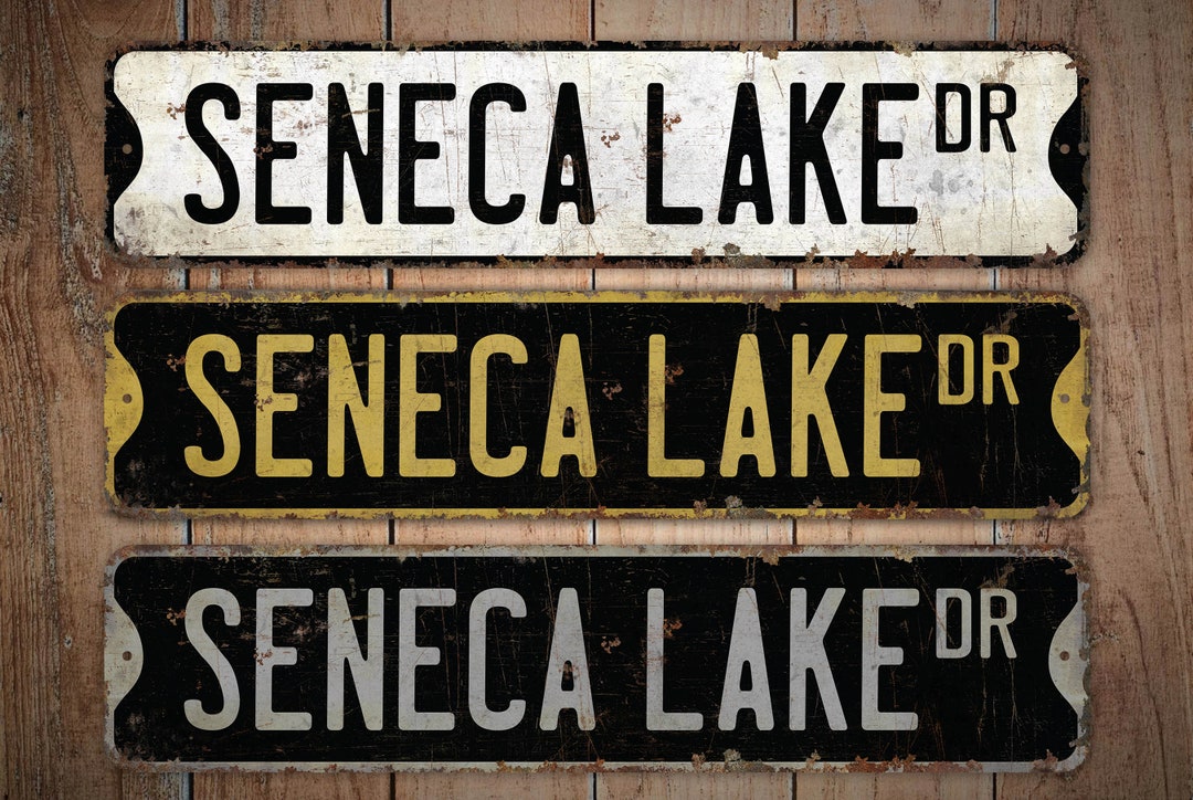 Seneca Lake - Seneca Lake Sign - Seneca Lake Decor - Custom Seneca Lake ...