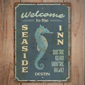 Seaside Inn Sign - Seaside Inn Decor - Seaside Inn - Beach Inn Sign ...