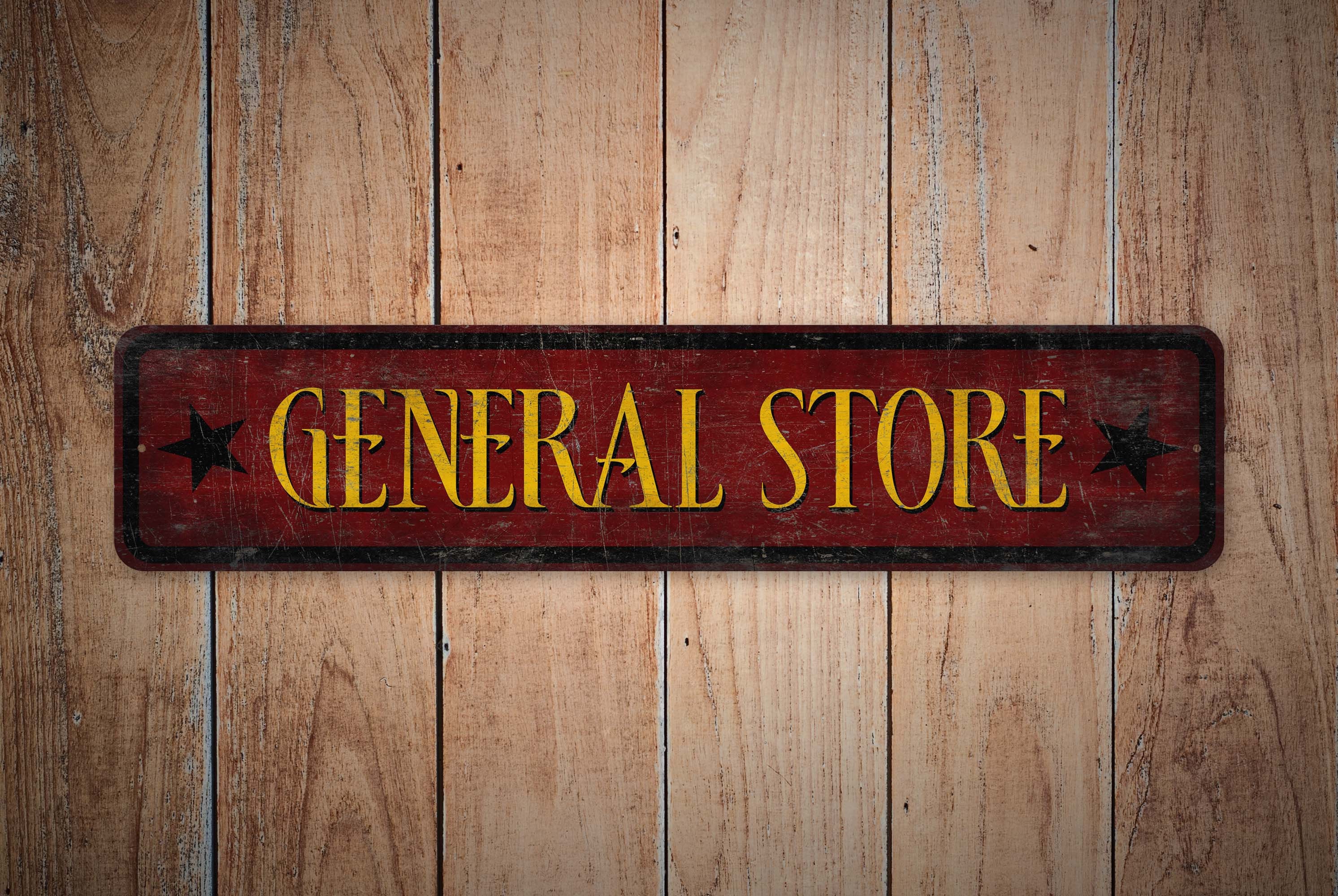 General Store Sign Groceries Start Sign Vintage Style Sign | Etsy